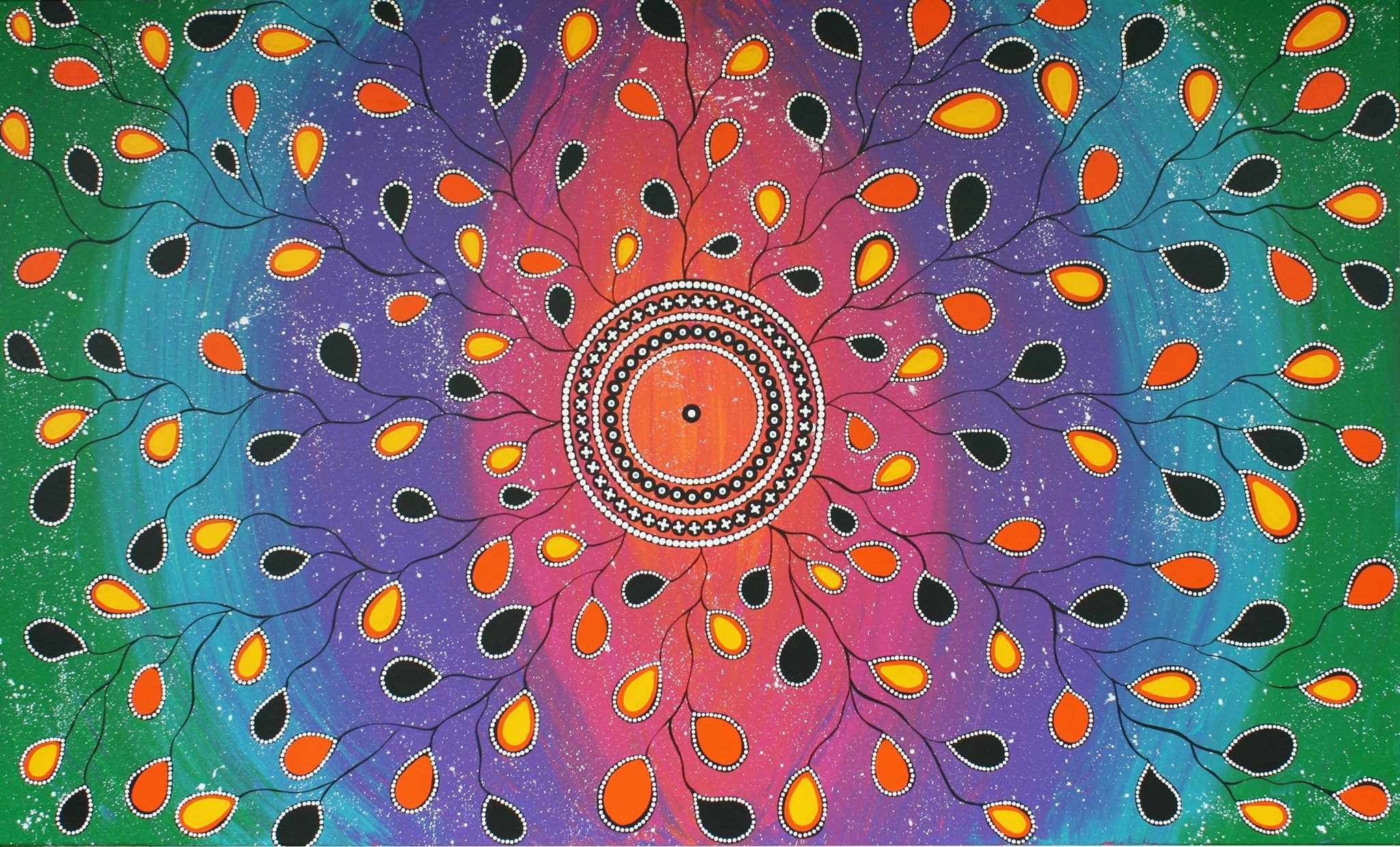 Yindi Artz painting